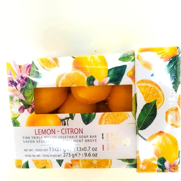 Zeni | Bath & Body | Zeni Italian Fine Triple Milled Lemon Shaped ...